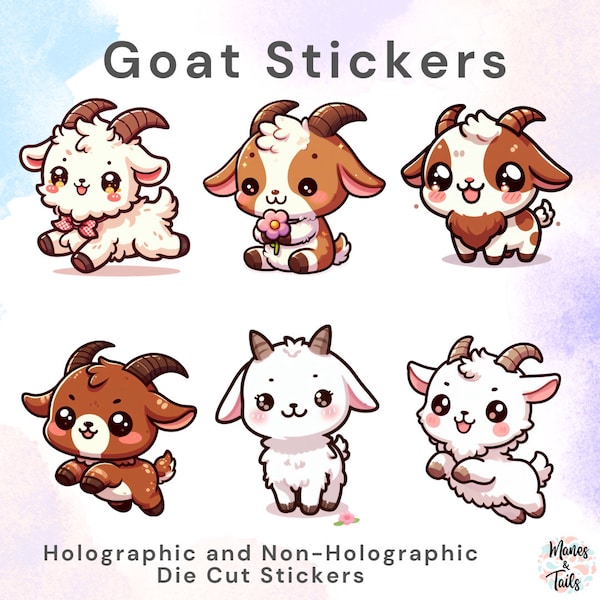 Cute Goat Stickers - Etsy