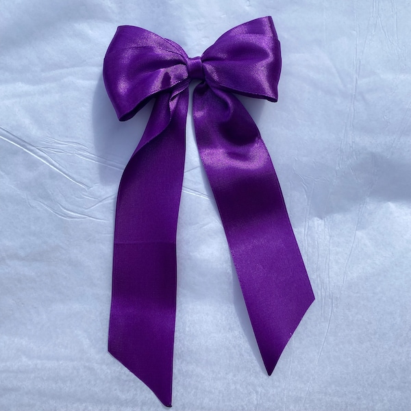 Large Purple Bows - Etsy