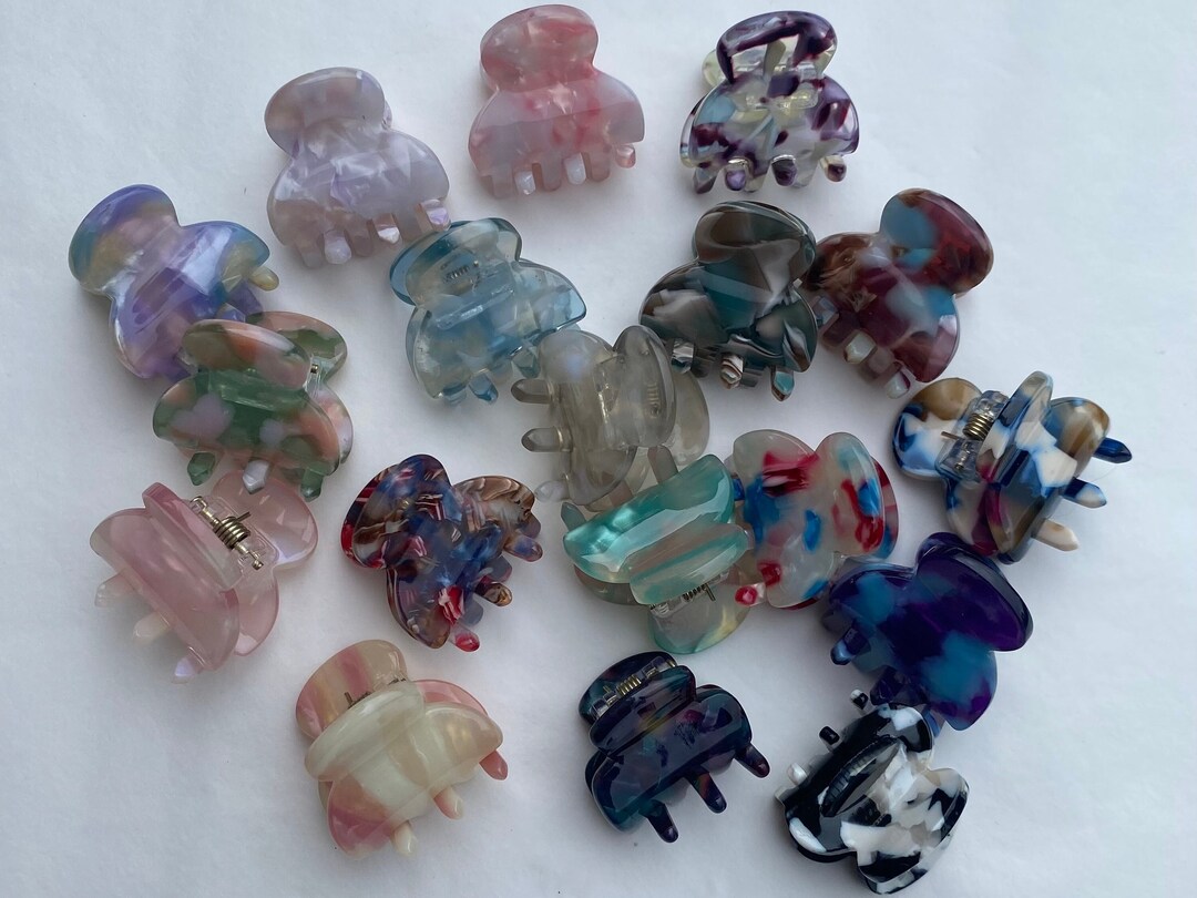 Mini Hair Claw 18 DESIGNS Hair Clips, Hair Accessories, Large Hair Claw ...