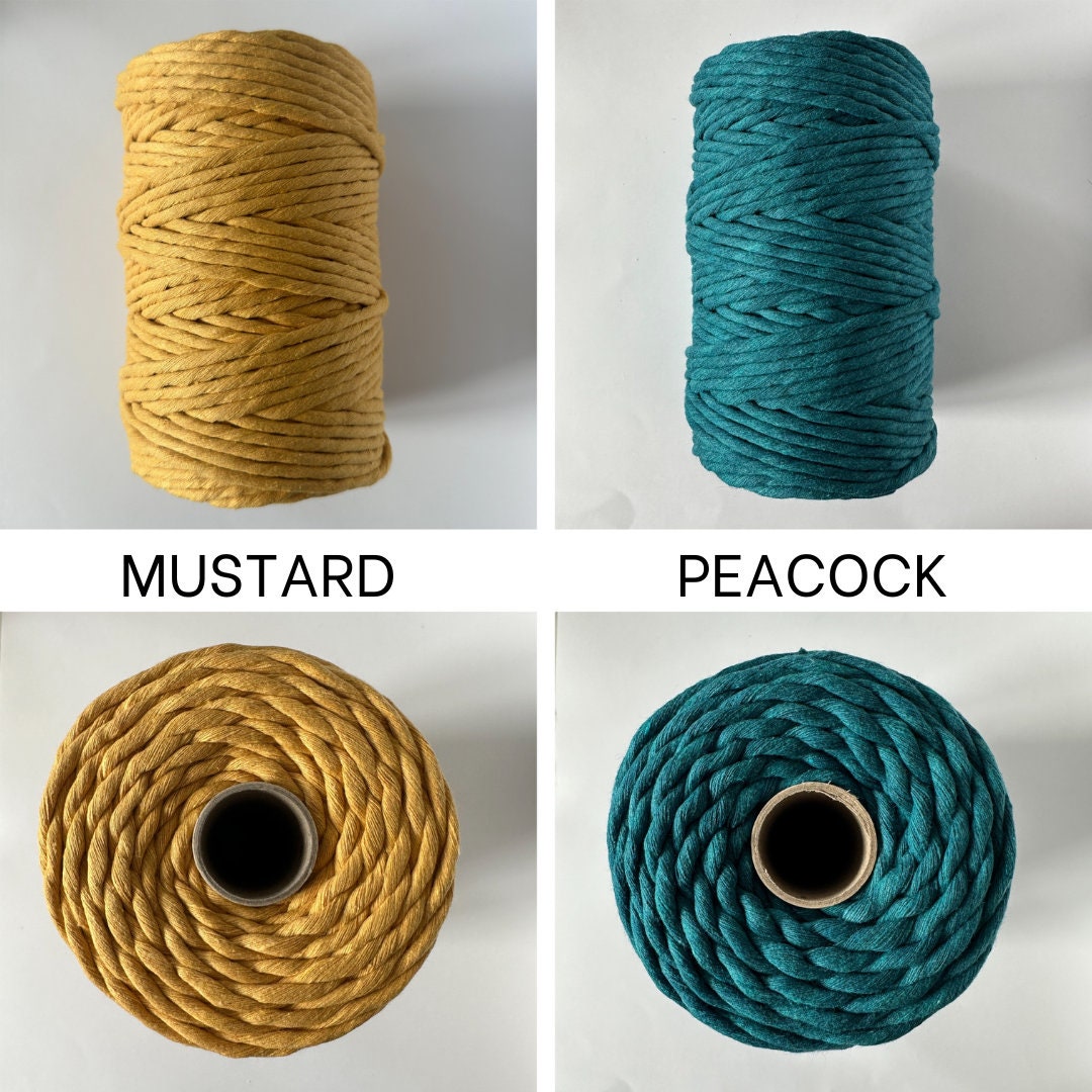 5mm Single Twist Macrame Cord 5mm String 5-100 Meter Yarns - Etsy UK