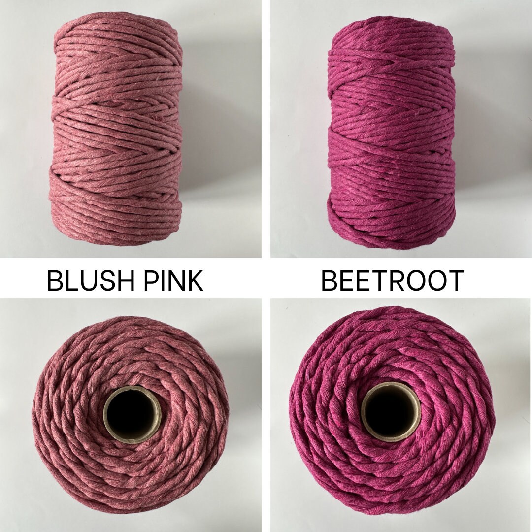 5mm Single Twist Macrame Cord 5mm String 5-100 Meter Yarns Fibre Art 14 ...