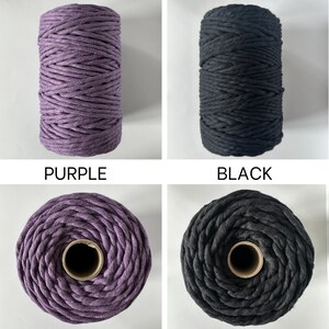 5mm Single Twist Macrame Cord | 5mm String | 5-100 Meter Yarns | Fibre ...