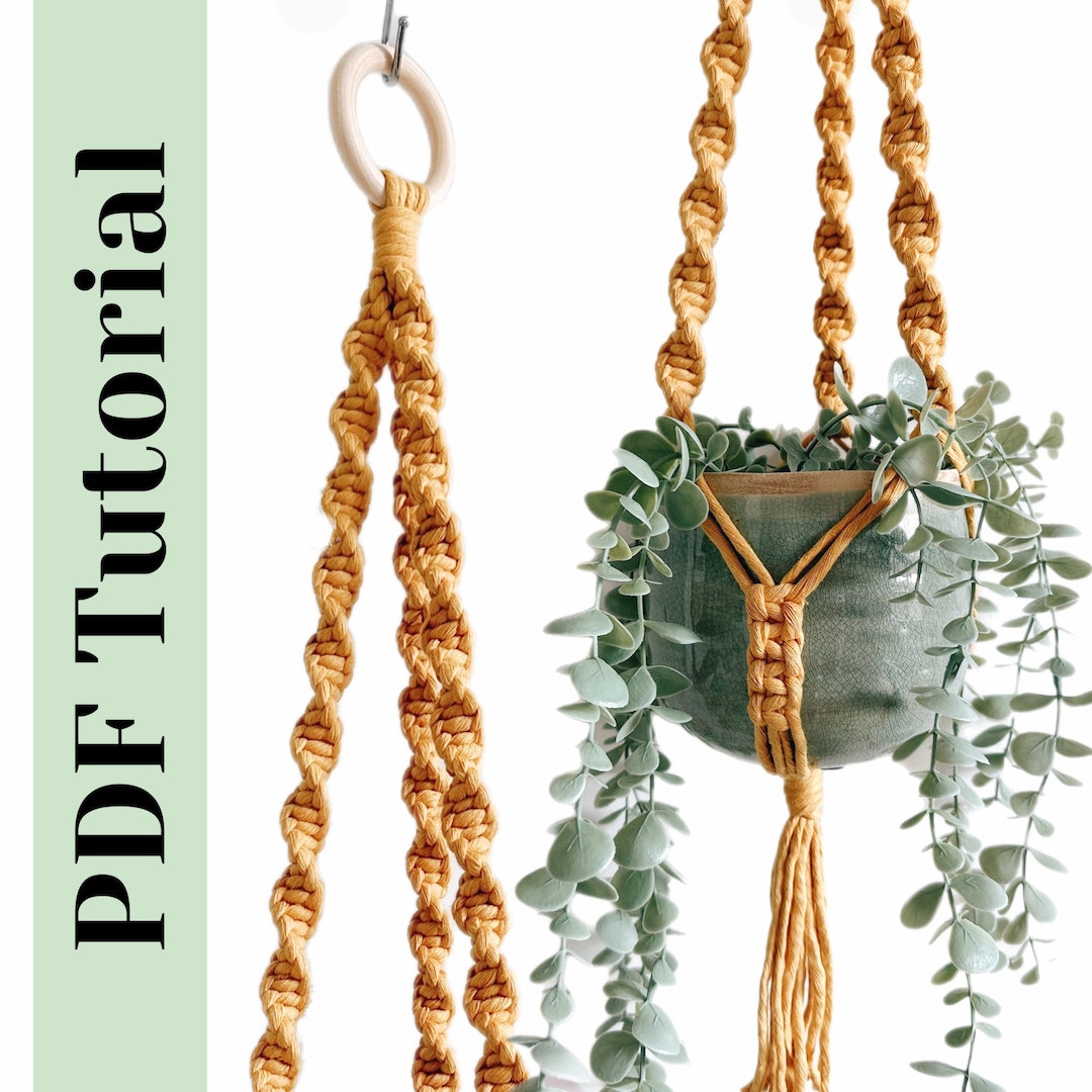 2 Tutorials: Macrame Plant Hangers | Step by Step How to Guide | 2 ...