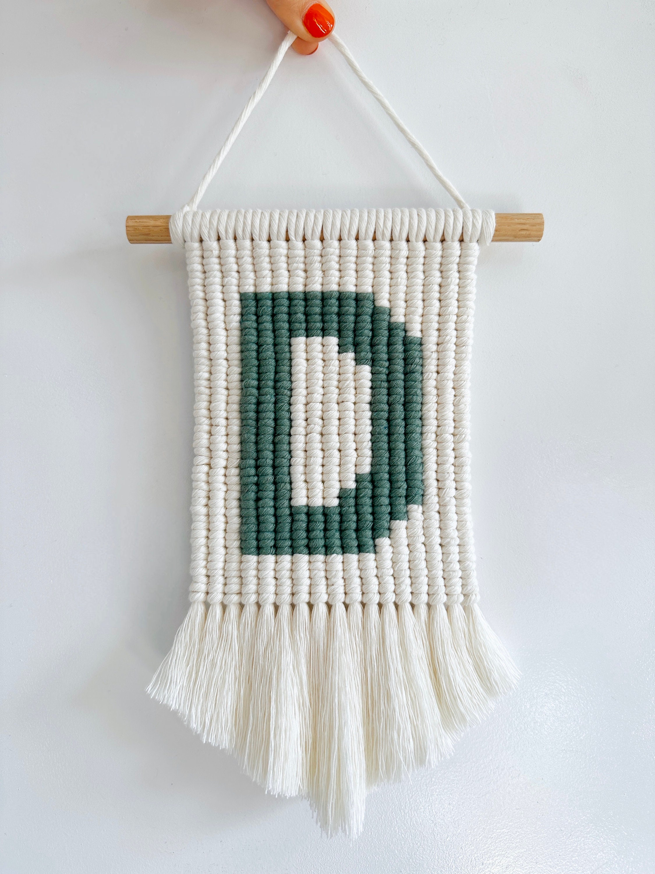 Macrame Banner Tutorials - Complete Alphabet Patterns - Etsy