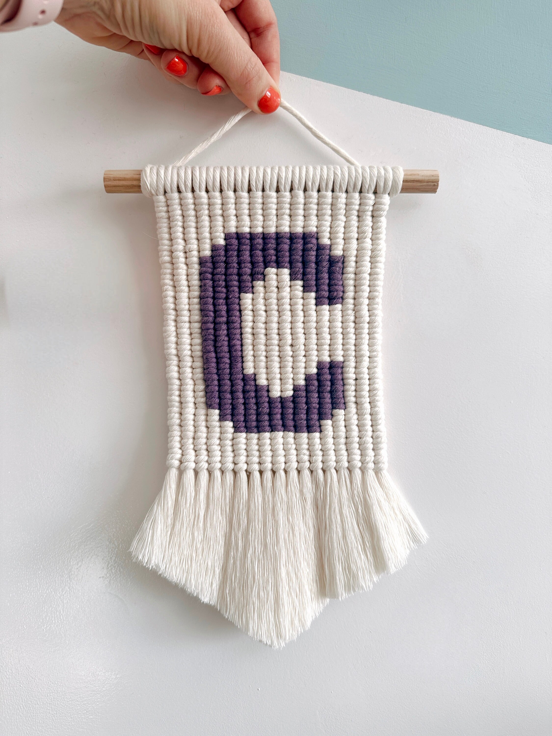 Macrame Banner Tutorials - Complete Alphabet Patterns - Etsy