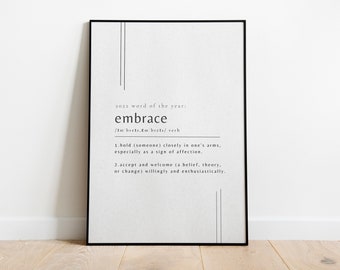 Minimalist Embrace - Etsy