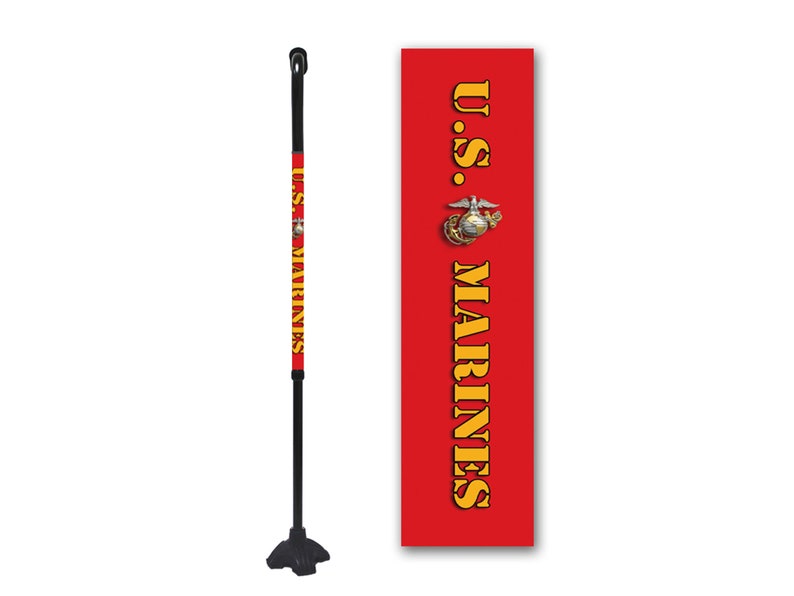 Red US Marines Walking Cane - Etsy