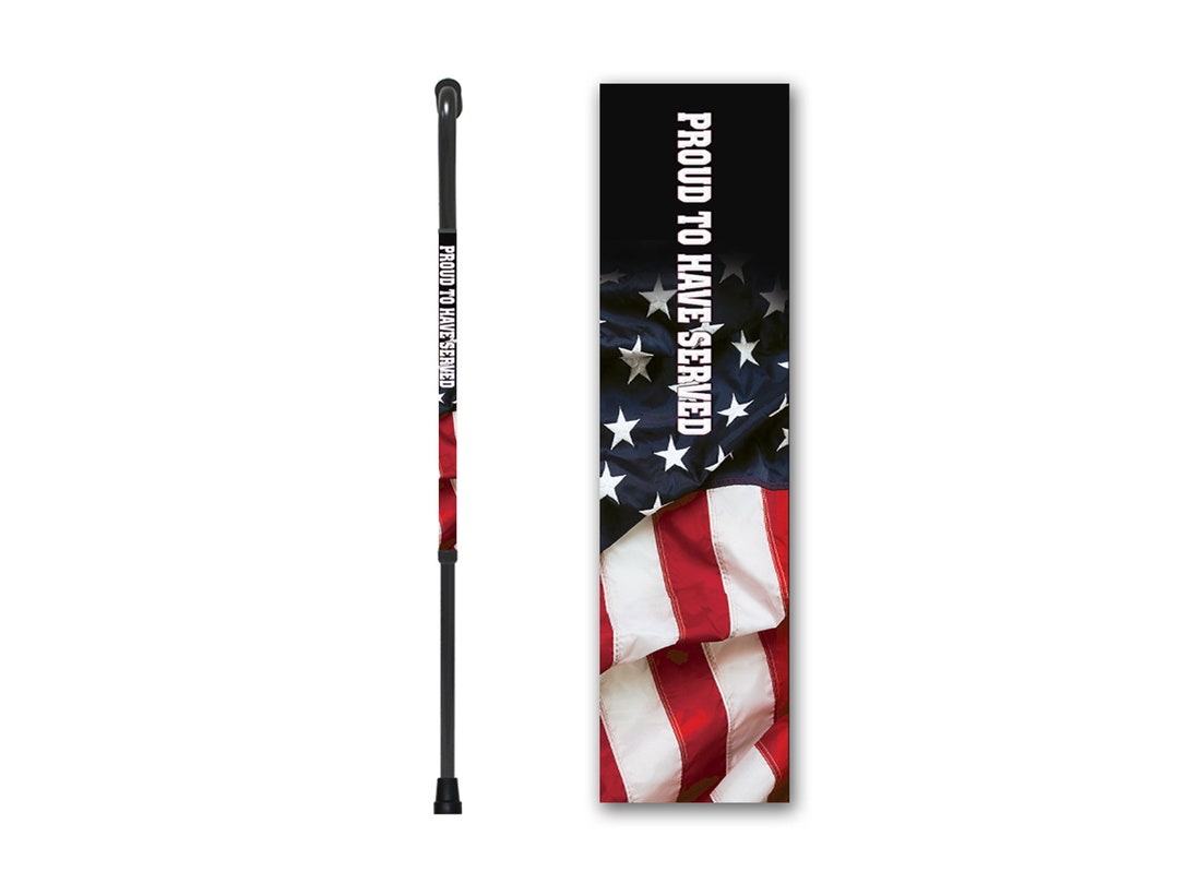 Proud to Have Served Military Walking Cane - Etsy