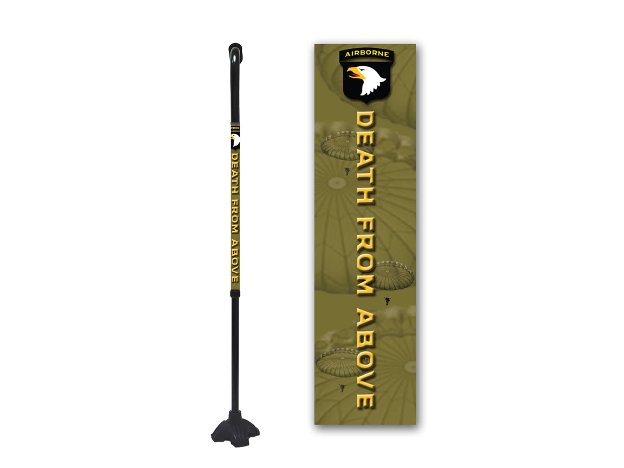 US Airborne Walking Cane - Etsy