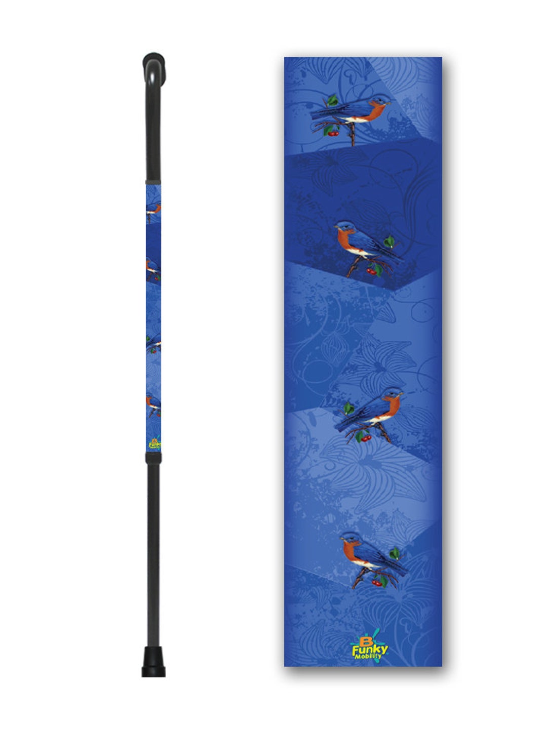 Bluebird Walking Cane - Etsy