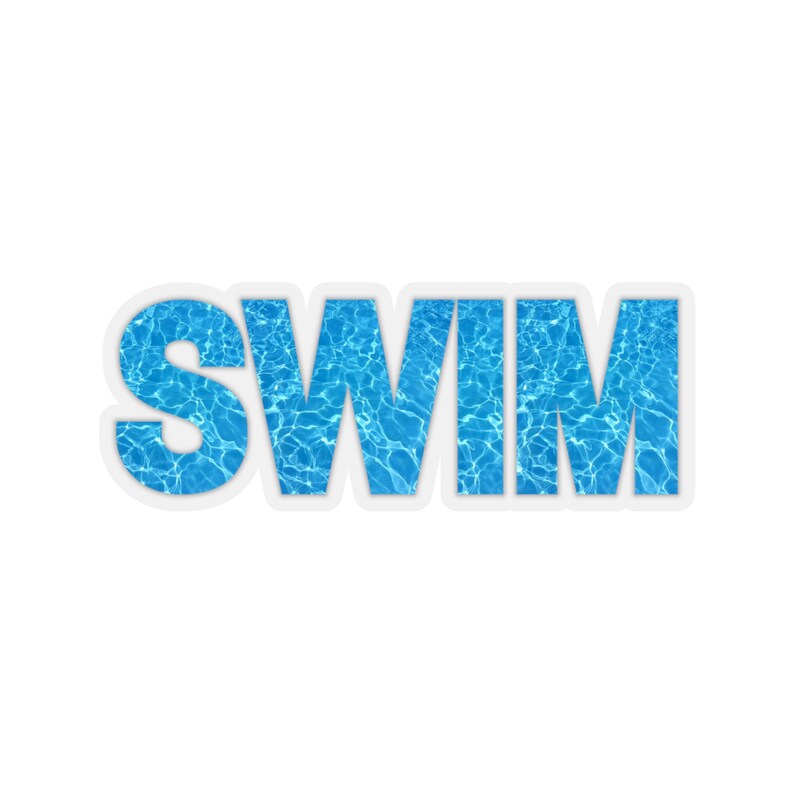 Water Bottle Sticker, Swim Team Gift, Swim Strong, Swim Coach, Swim Mom ...