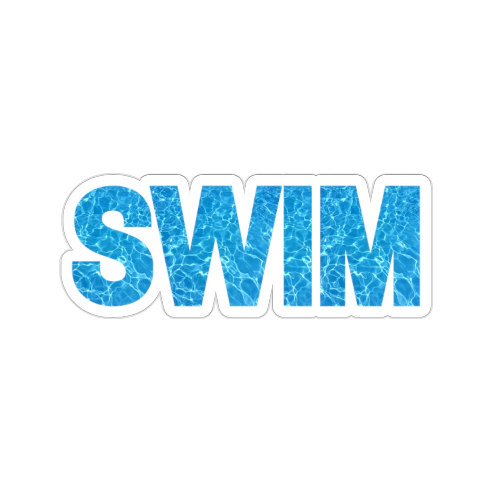Water Bottle Sticker, Swim Team Gift, Swim Strong, Swim Coach, Swim Mom ...