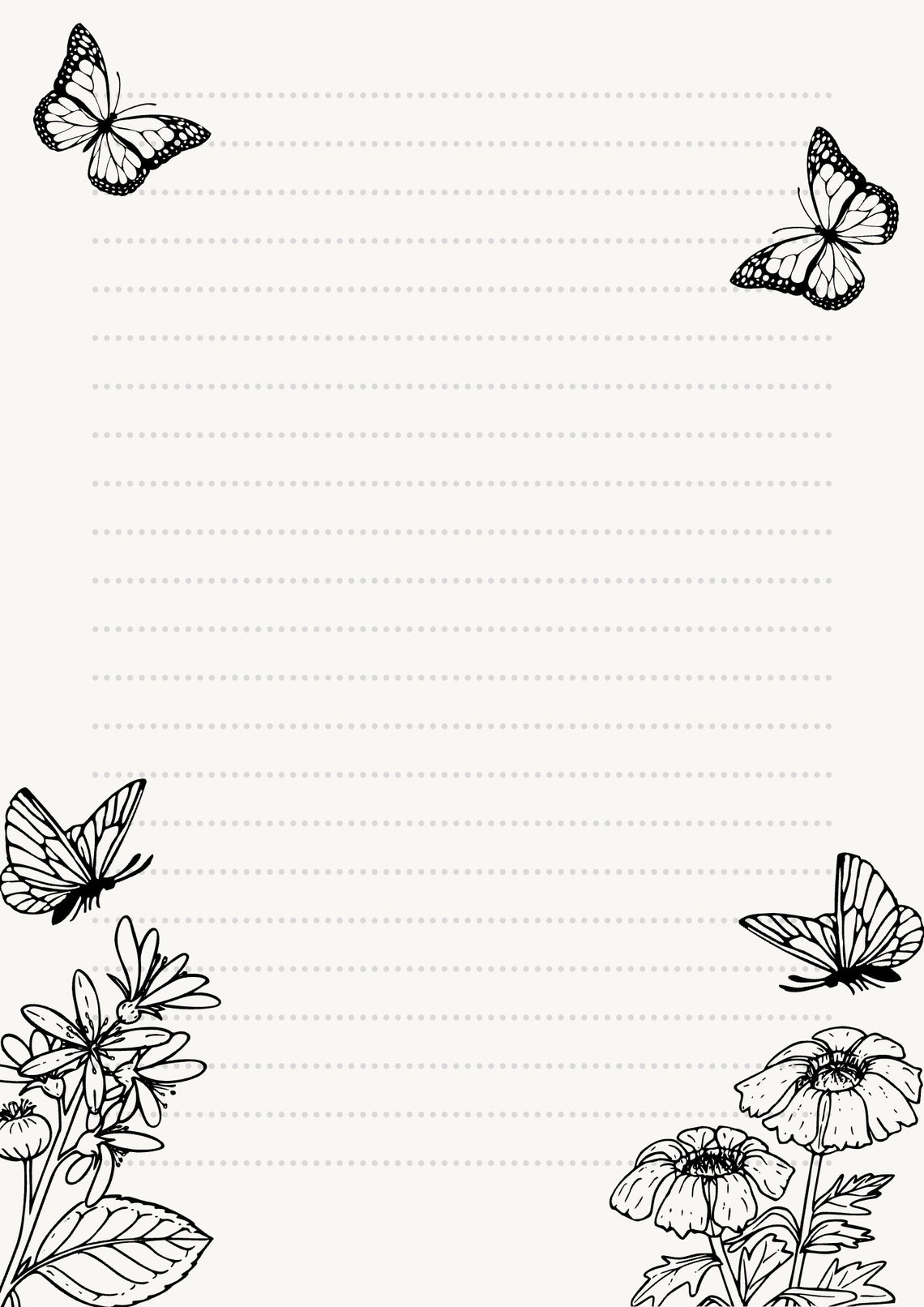 Vintage Butterfly Digital Paper – Printable Scrapbooking Paper – Shabby ...