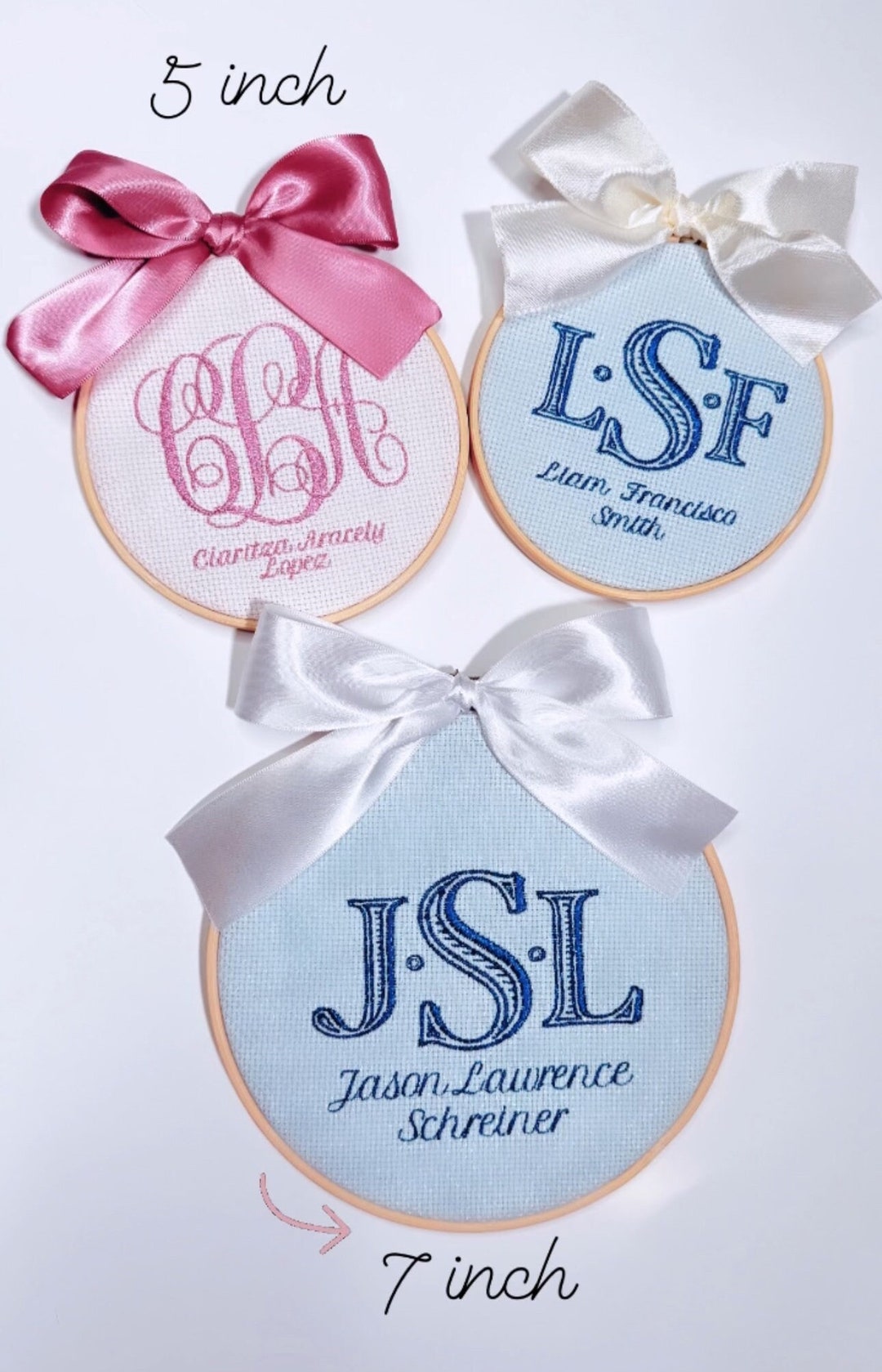 Baby Birth Keepsake, Nursery Baby Design, Embroidery Hoop Baby Name ...