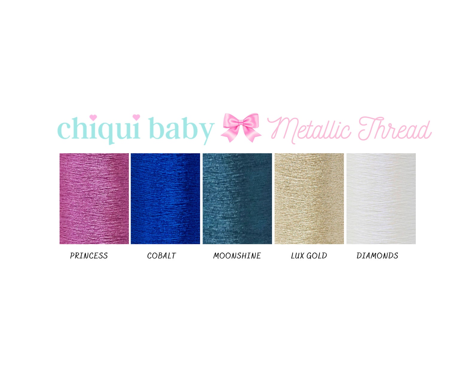 Chiqui Baby Thread Color Chart (DO NOT PURCHASE) - Etsy