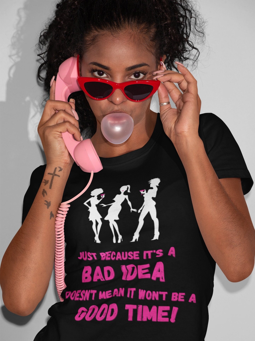 Just Because It's A Bad Idea Tshirt unisex Jersey Short Sleeve Tee - Etsy