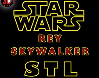 Rey Skywalker 3d Model | Etsy