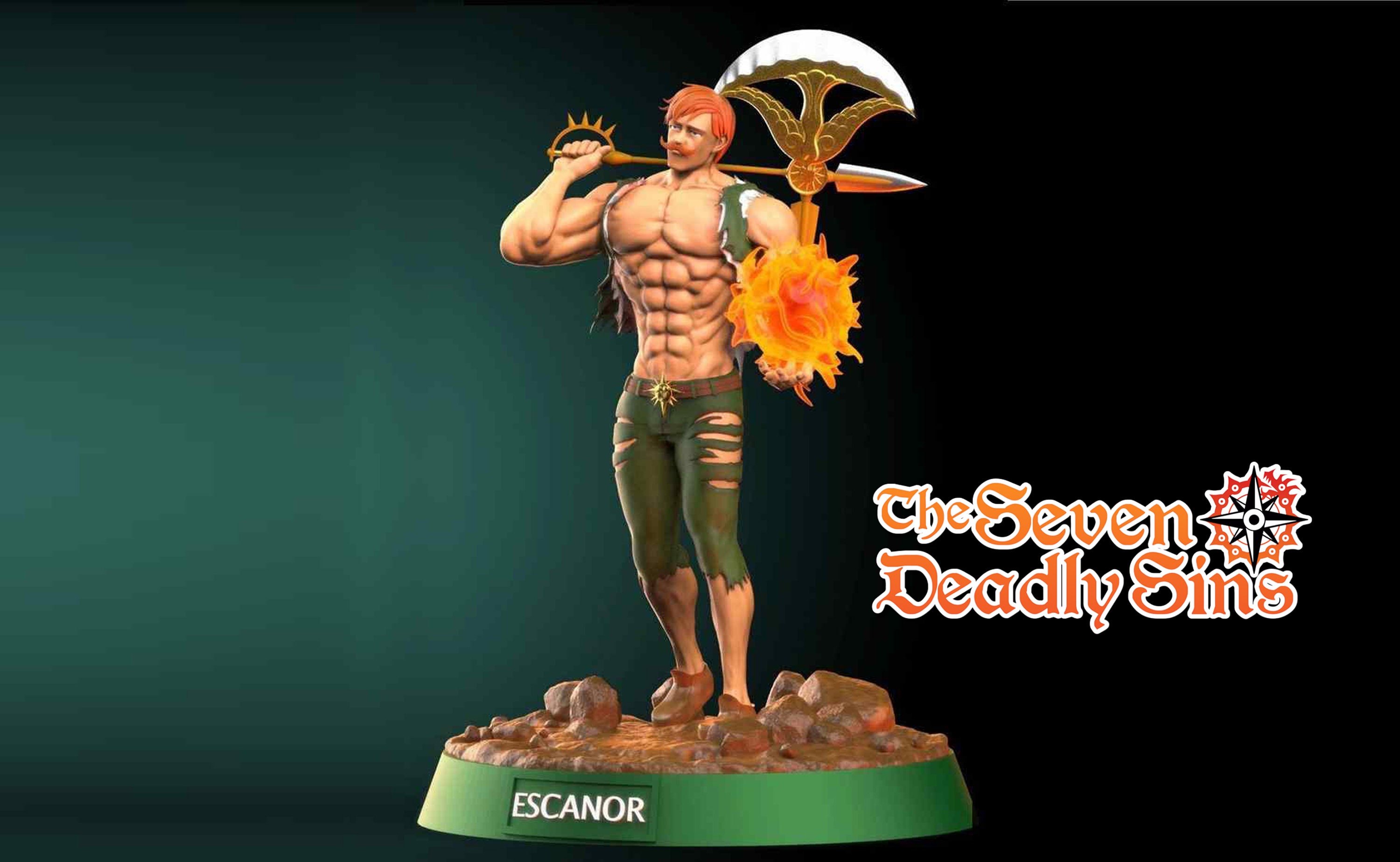 Escanor Stl File STL File for 3D Print The Seven Deadly | Etsy España