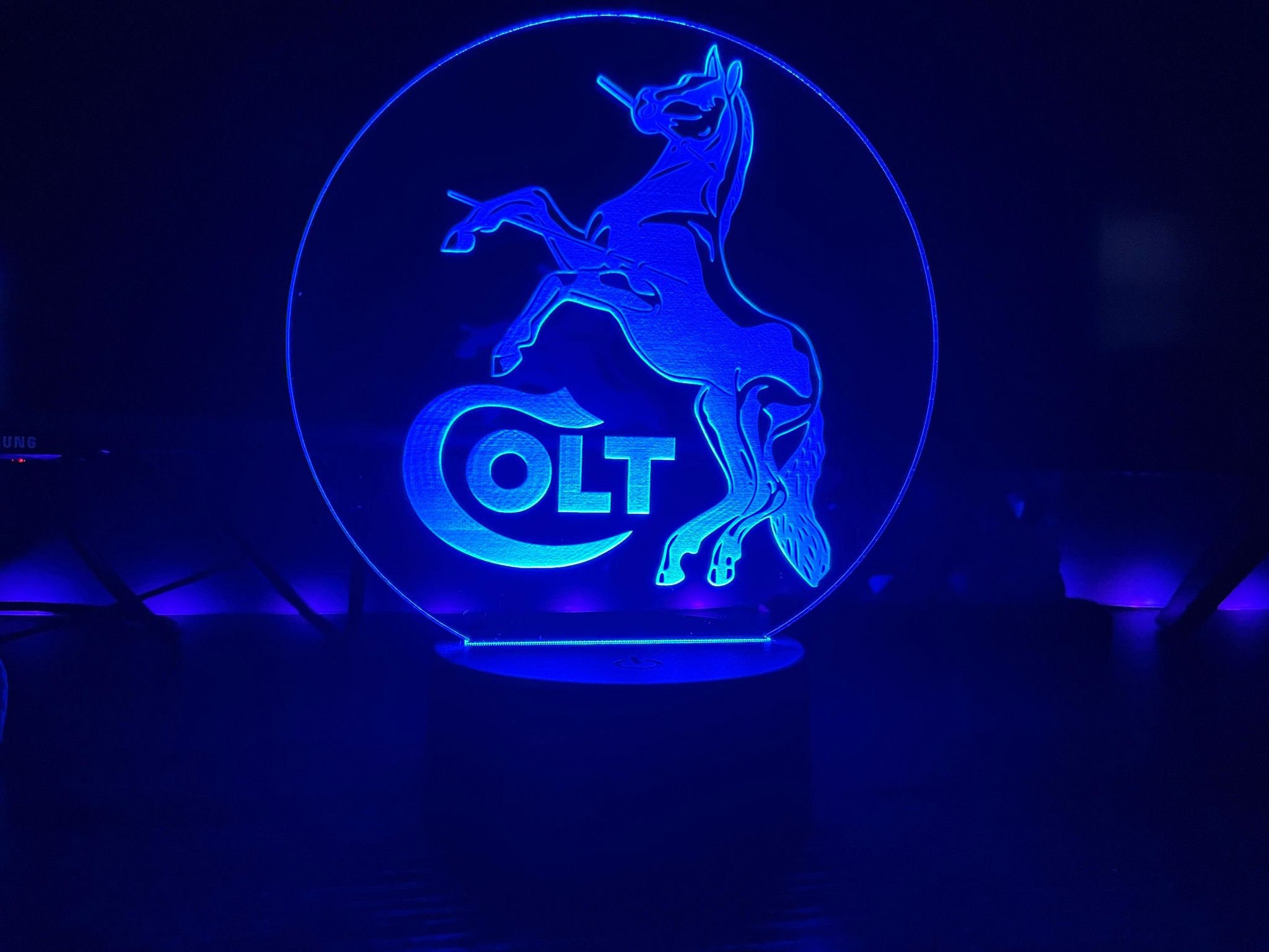 Colt LED Sign Colt Firearms - Etsy