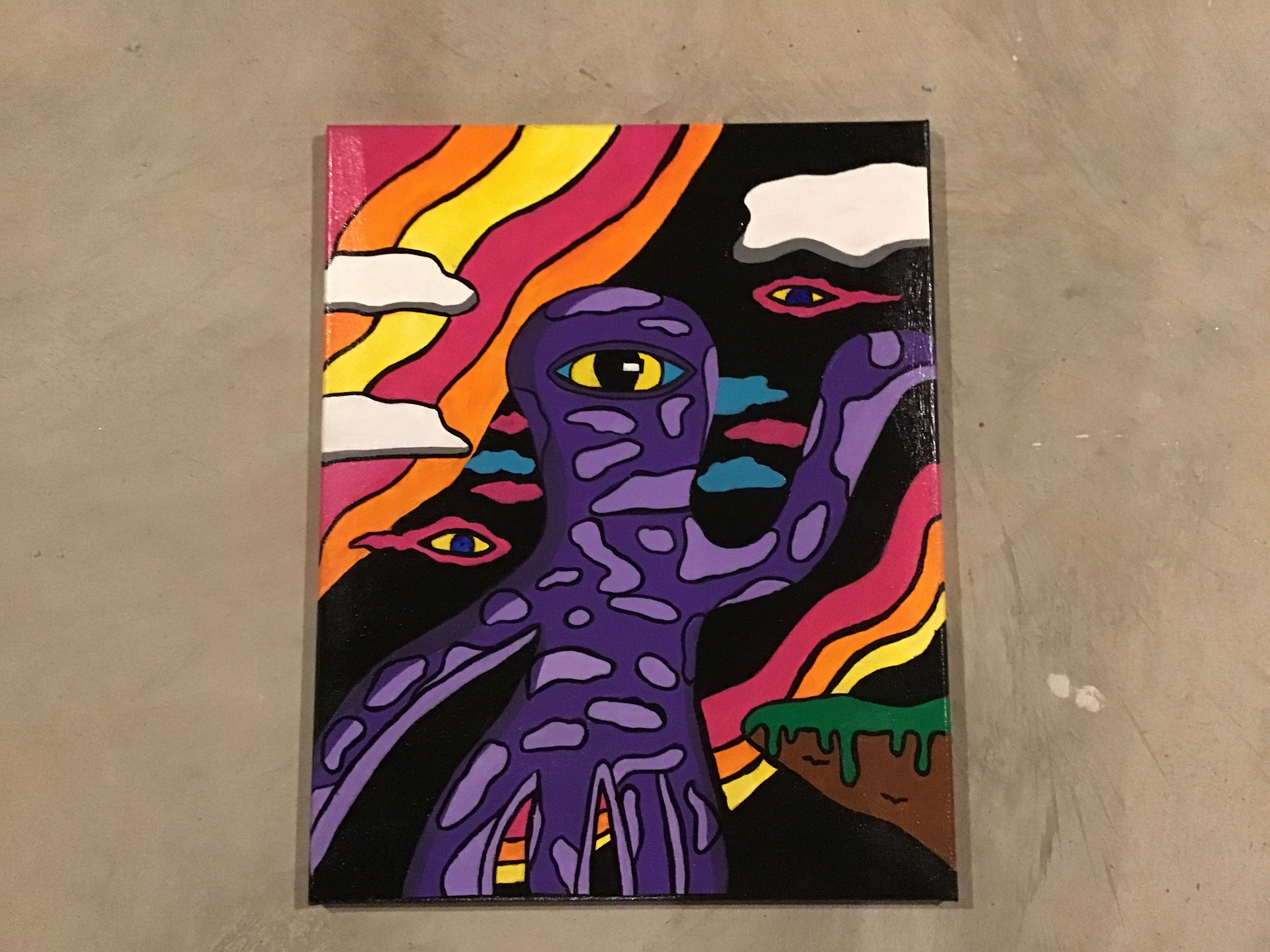 Trippy Octopus - Etsy