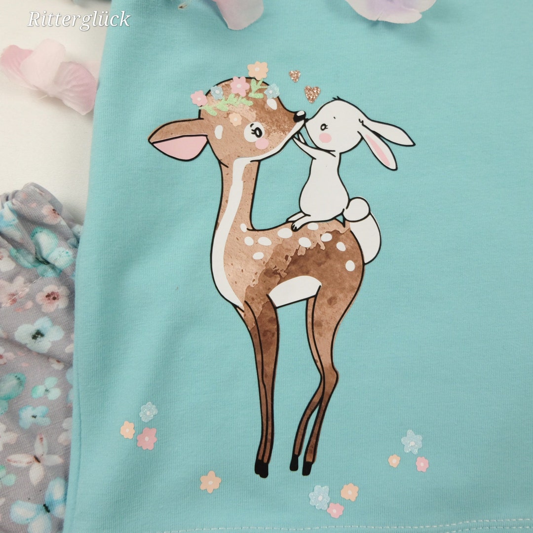 Plotterdatei Reh Mit Hase - Etsy