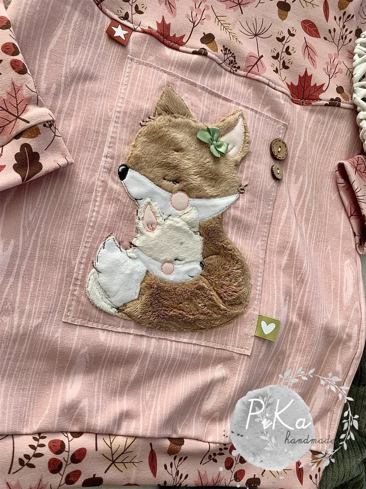 Stickdatei Fuchsliebe Fuchs Mit Kind 2 18x30 - Etsy