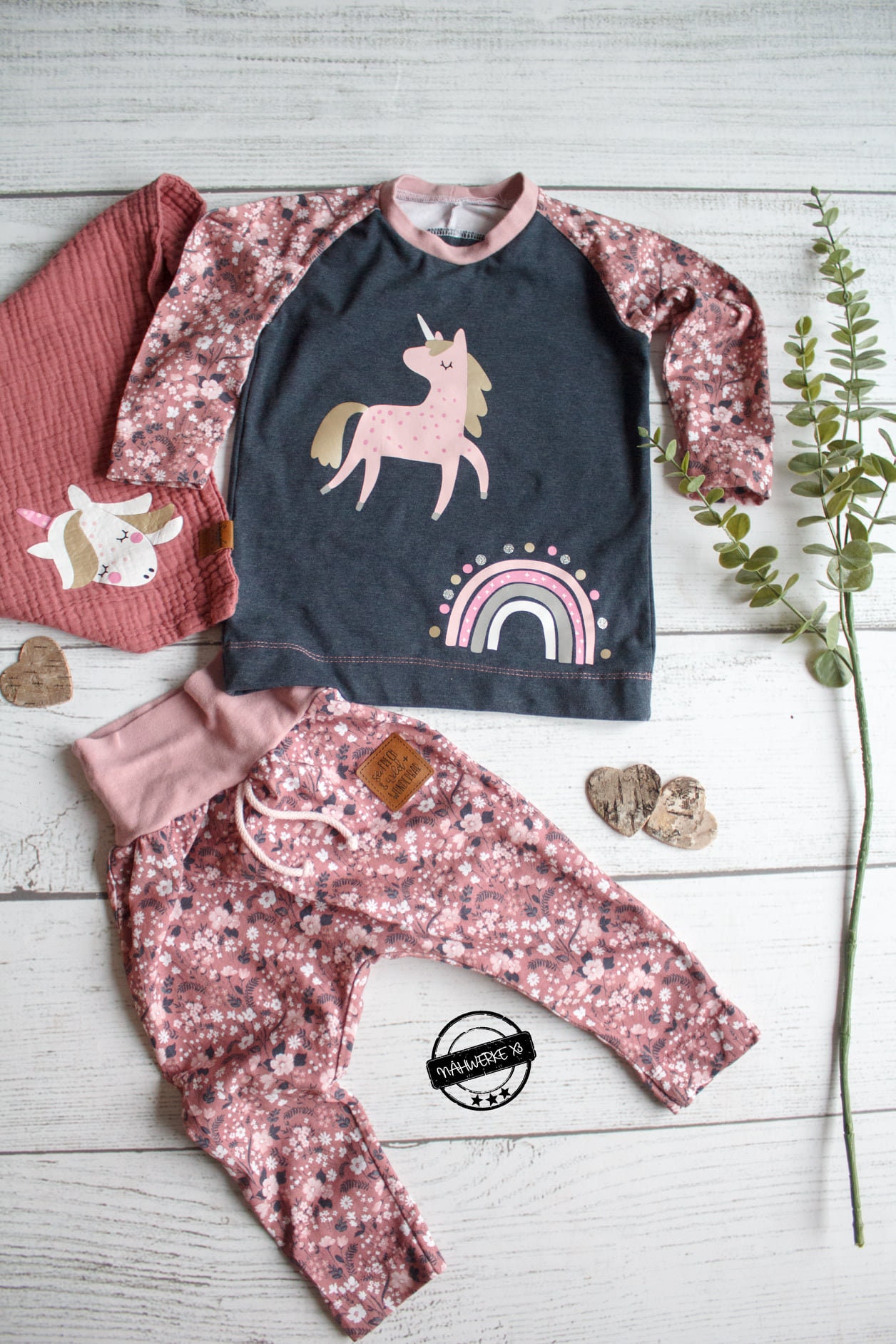 Plotterdatei Skandi Einhorn Set - Etsy