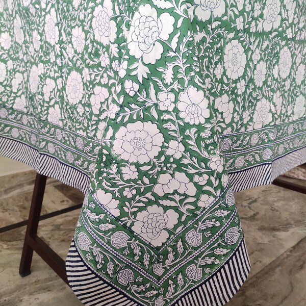 Green Tablecloth - Etsy