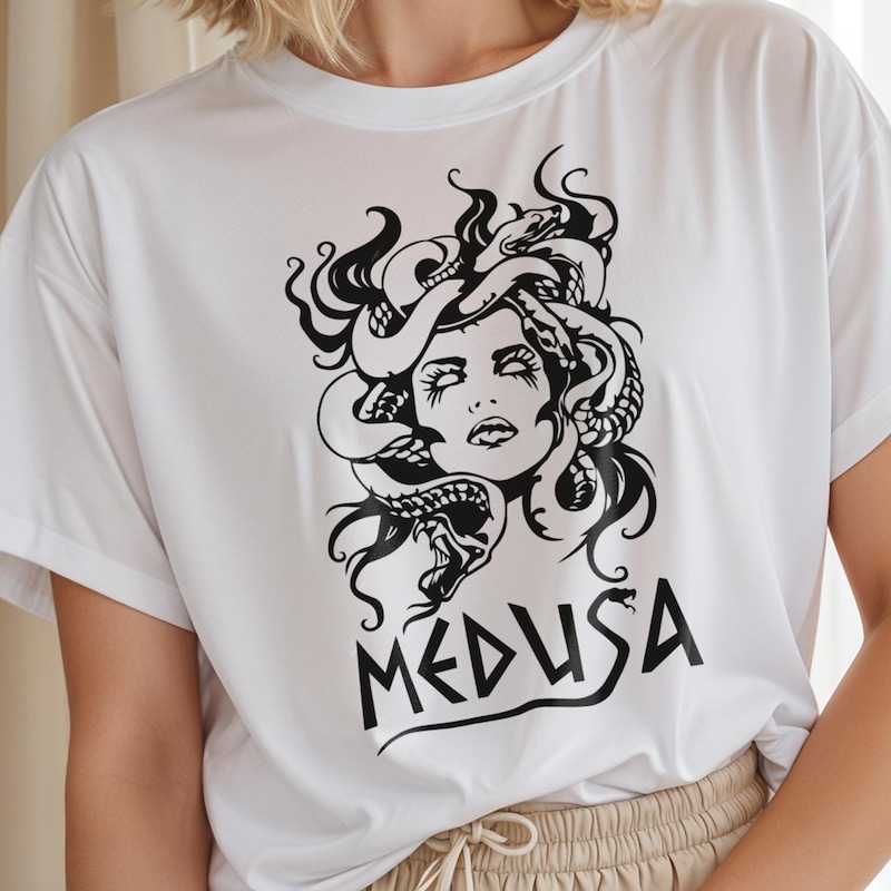 Medusa Christmas Card - Etsy