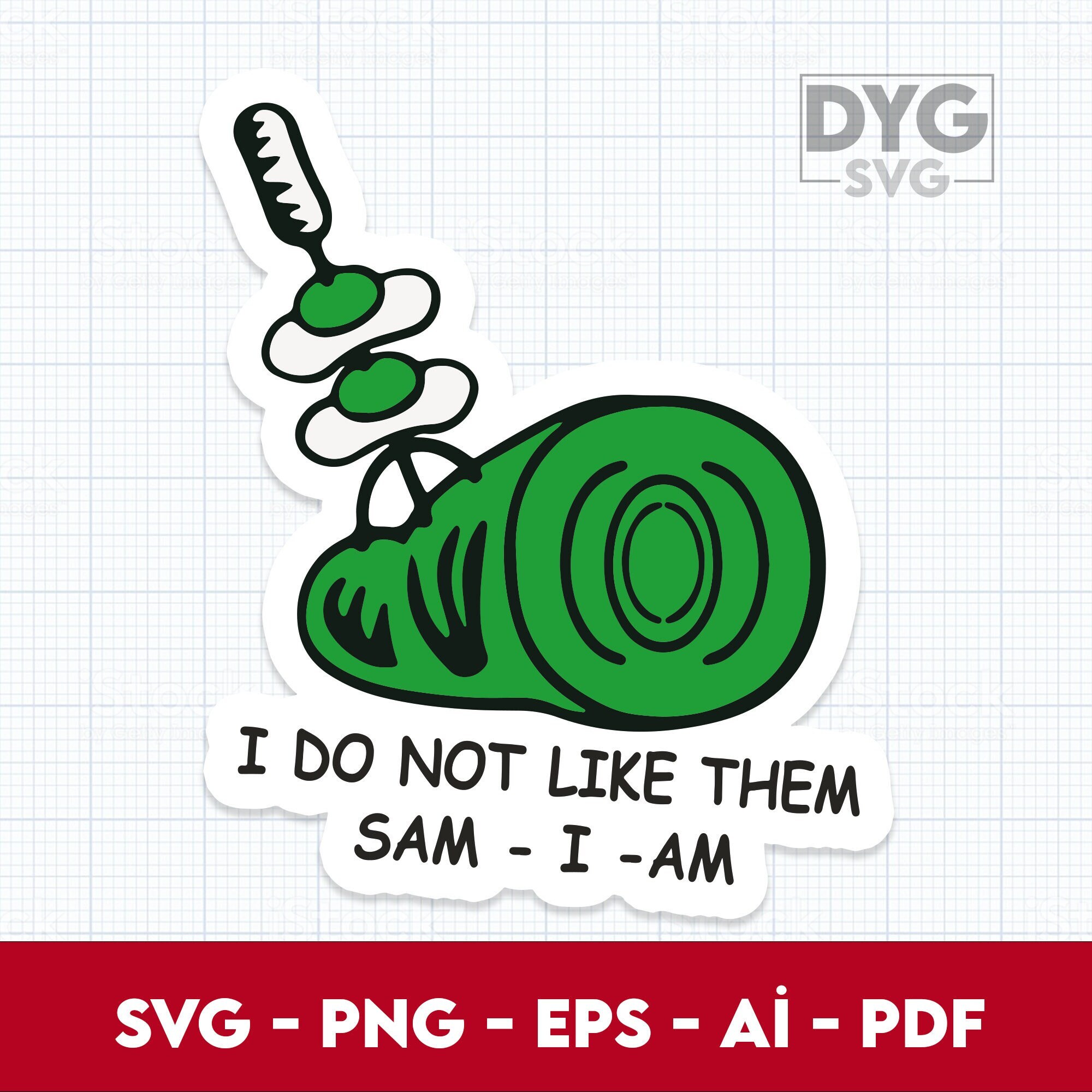 Green Eggs and Ham Svg, I Do Not Like Them Sam I Am Svg Cut Files ...