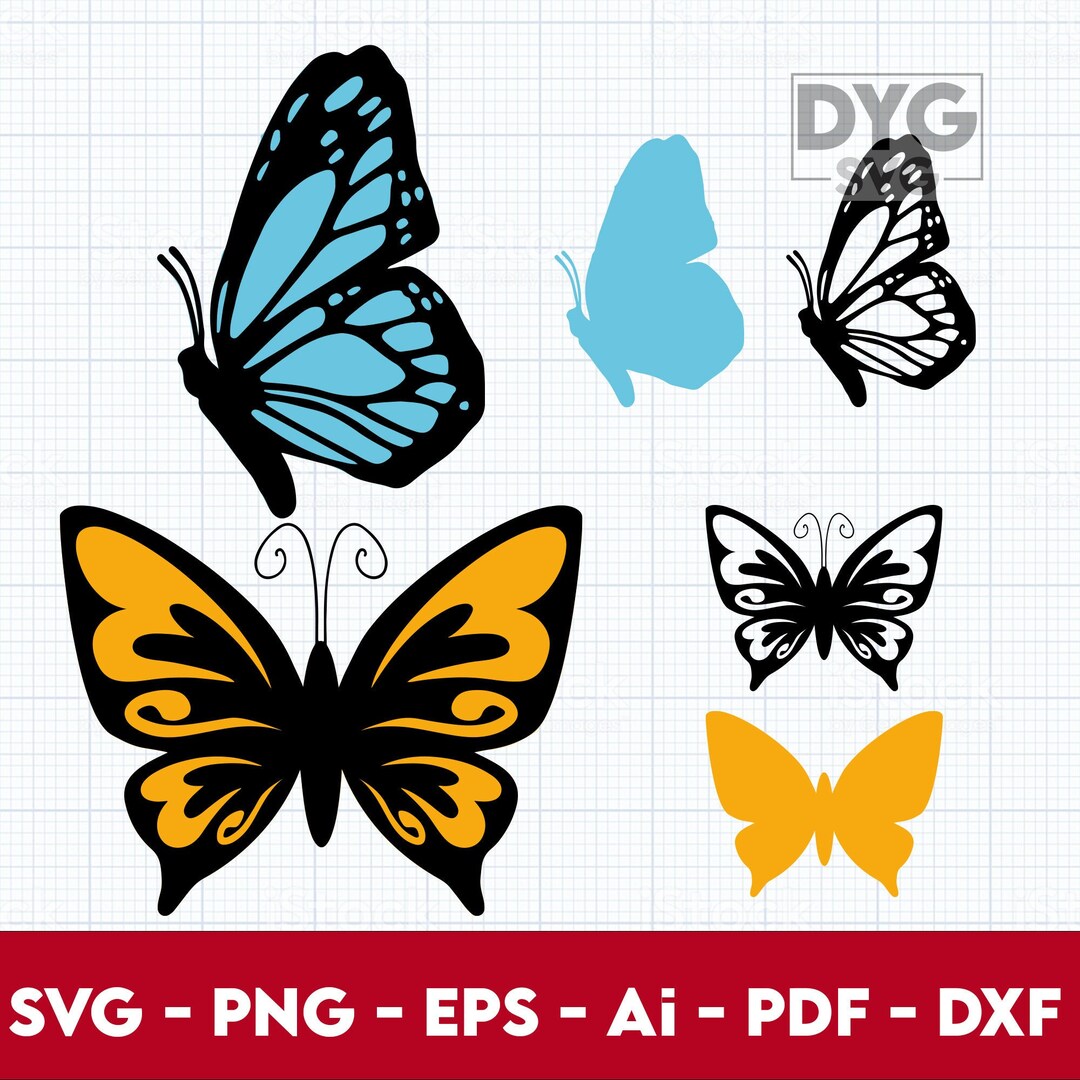 Butterfly SVG, Butterfly SVG Layered, Butterfly Svg Bundle, Butterfly ...
