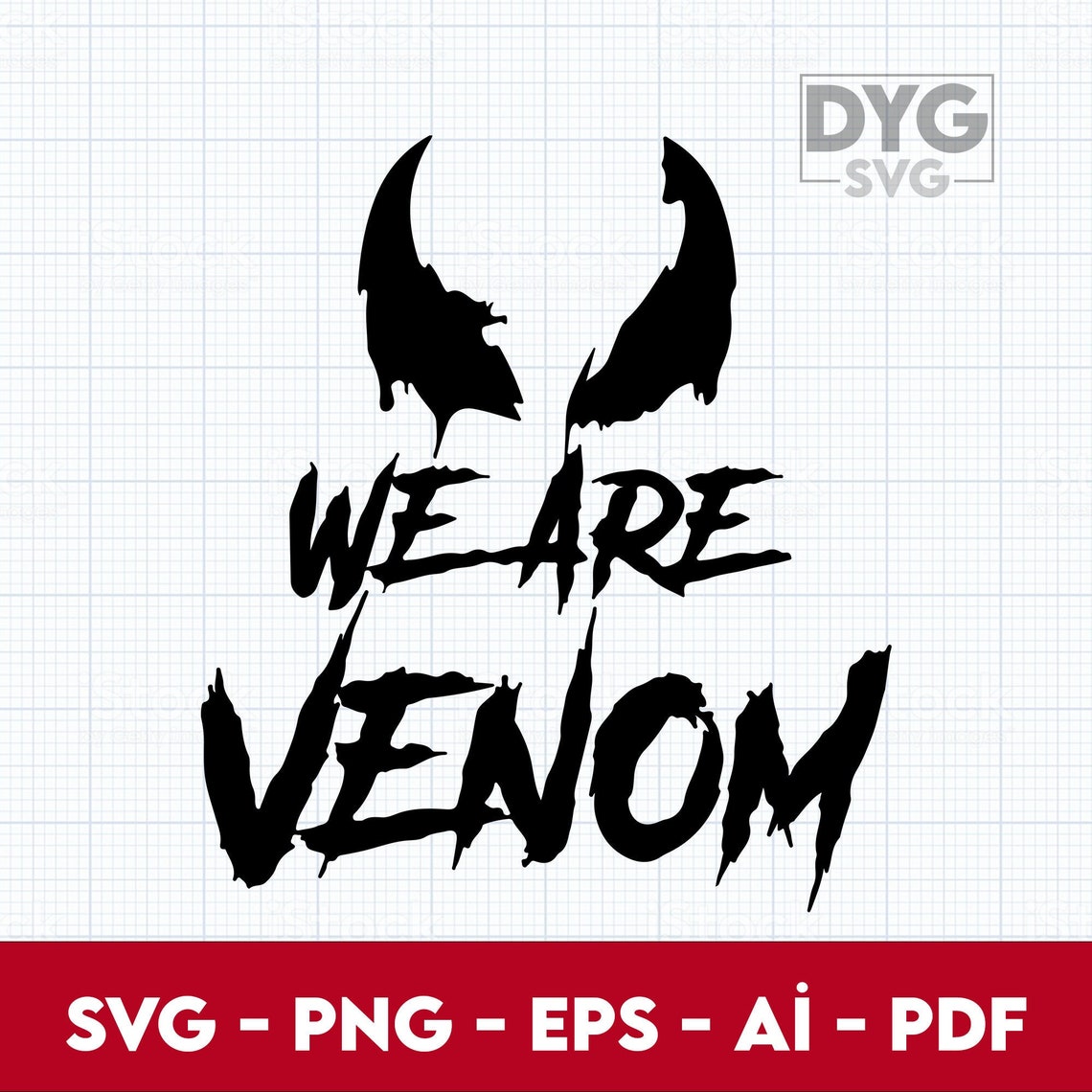 Venom SVG, We Are Venom SVG, Venom Shirt Svg, Venom Silhouette, Venom ...