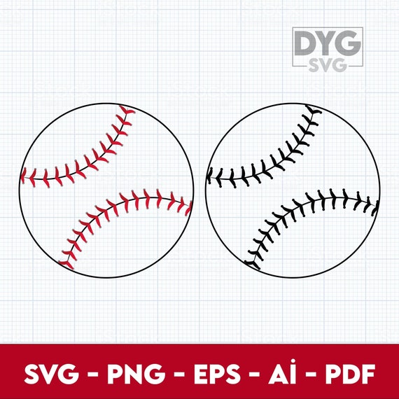 Baseball Stitches Template