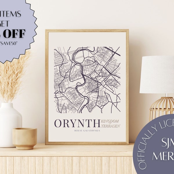 Throne of Glass Map Print - Etsy Israel