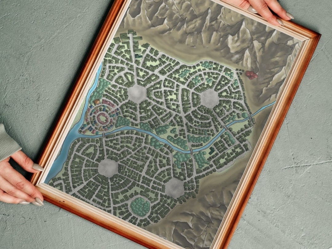 Velaris Acotar Map Print Night Court City of Starlight Art Bookish Wall ...