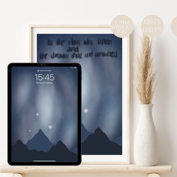 Acotar Digital Wallpaper - Etsy