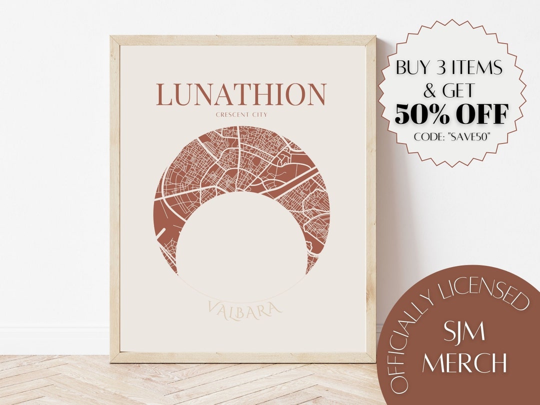 Lunathion Print Crescent City Map CC2 SJM Officially Licensed Valbara ...