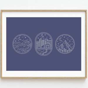Falling Through Worlds Multiverse Theory Print Velaris Orynth Lunathion ...