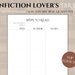 Fanfiction Journal Digital Tracker Sheet, Printable Reading Diary Log ...