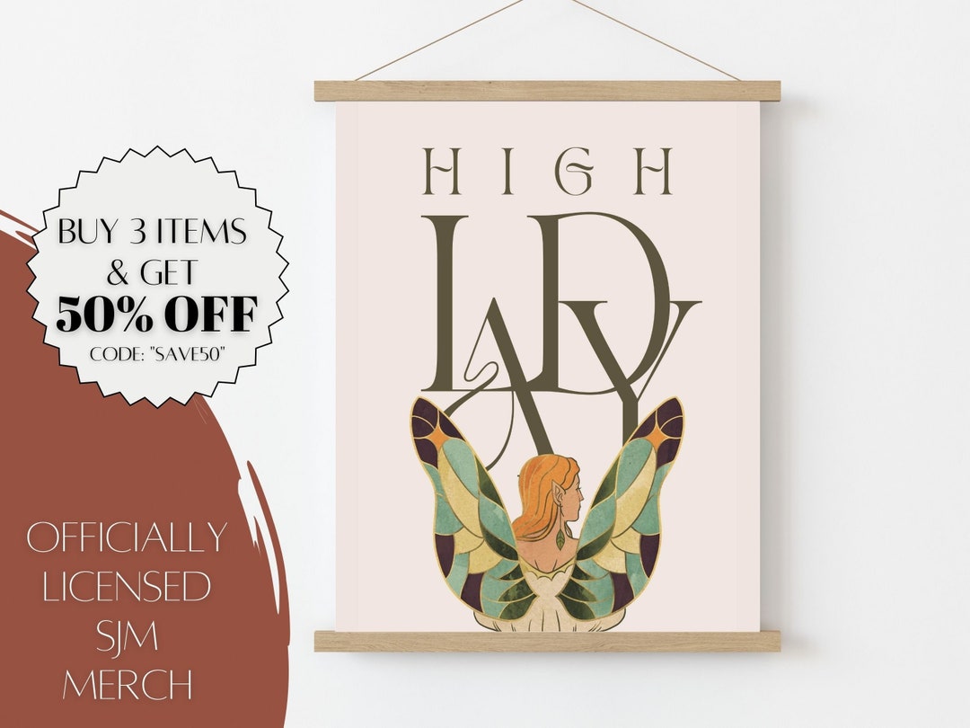 High Lady ACOTAR Print | Cottage Core Aesthetic, Feyre Cursebreaker ...