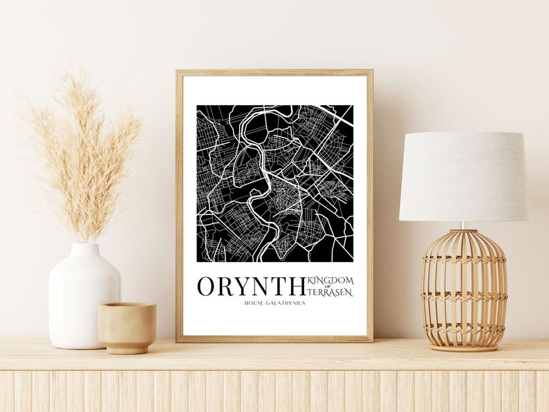 SJM Multiverse Map Prints Maasverse Velaris Orynth Lunathion - Etsy