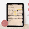 Fanfiction Journal Digital Tracker Sheet, Printable Reading Diary Log ...