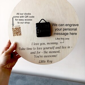 Motivational Wall Clock Inspirational Clock Now Modern Wall Clock ...