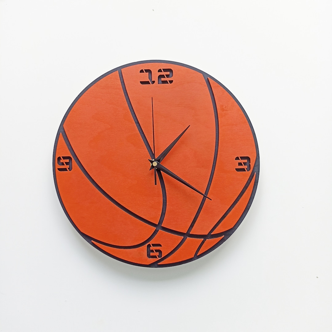 Basketball Wall Clock the Perfect Teenager Boy Room Decor Unique ...