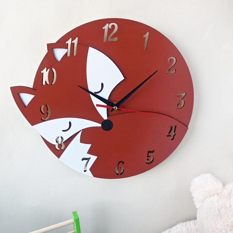 Children Wall Clock - Etsy