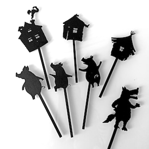 The Three Little Pigs Storytelling Shadow Puppetry Shadow Play ...