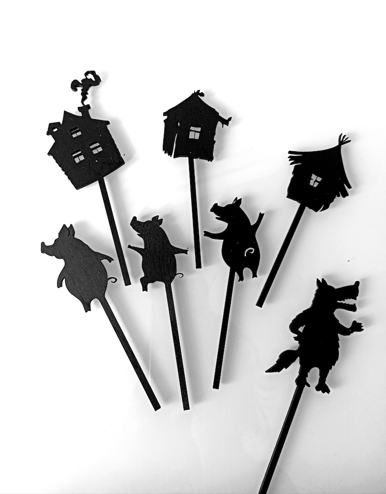 The Three Little Pigs Storytelling Shadow Puppetry Shadow Play ...