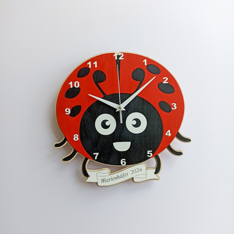 Ladybug Clock - Etsy