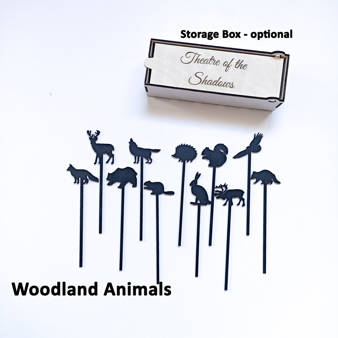 Woodland Animals Shadow Theatre - Handcrafted Forest Creatures on ...