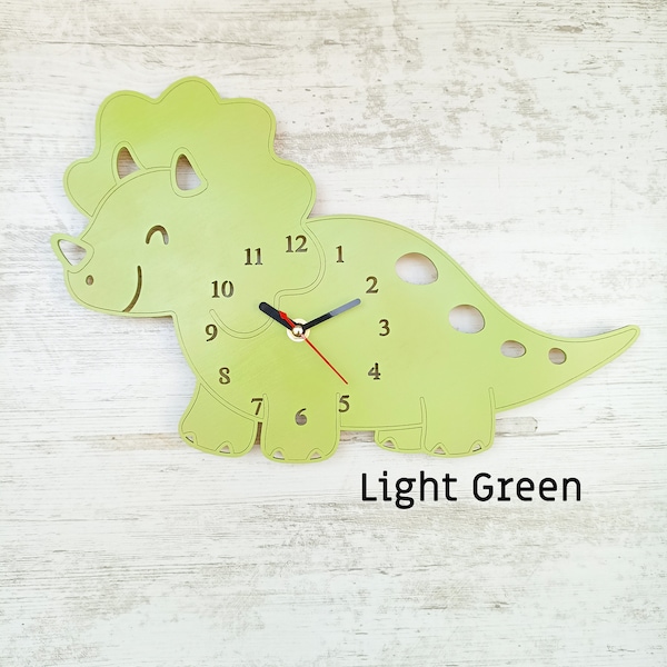 Dinosaur Wall Clock - Etsy